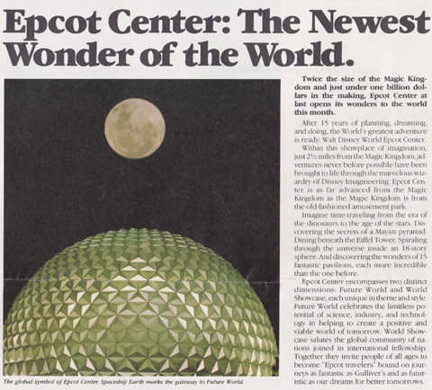 From the Tickle Trunk — Walt Disney World News October 1982 - AllEars.Net