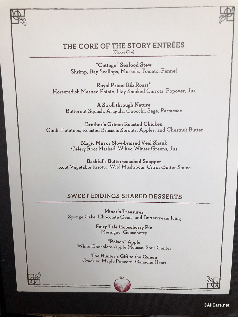 Review: New Storybook Dining Character Meal at Artist Point - AllEars.Net