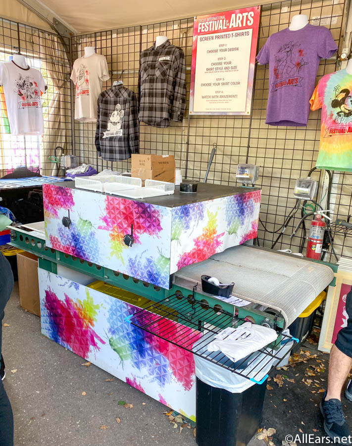 FOTA 2020 Enemy Art Booth Process Epcot - AllEars.Net
