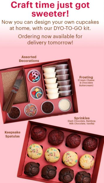 Design Your Own Sprinkles Cupcakes at Home With This DIY Kit - AllEars.Net
