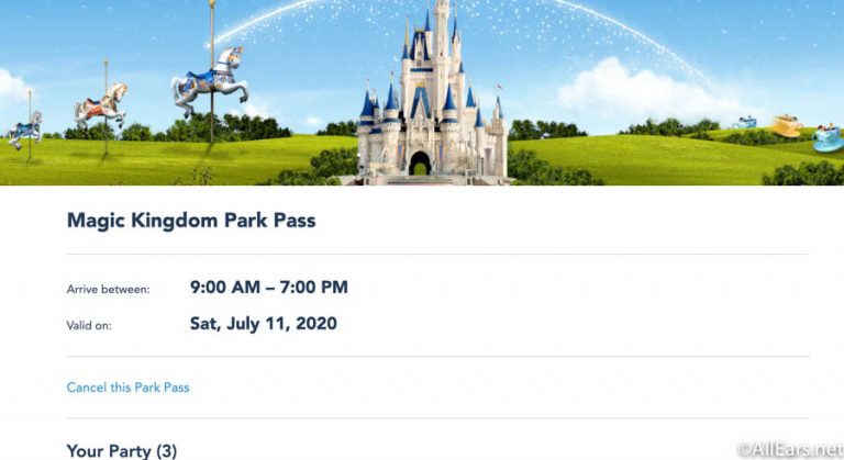 Disney Park Pass Reservation System — Walt Disney World - AllEars.Net