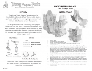 Build Your Own Disney Parade at Home with Disney Paper Parks! - AllEars.Net