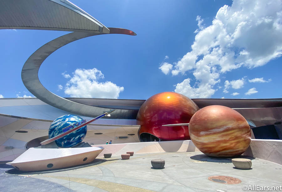 Epcot Mission Space At Night