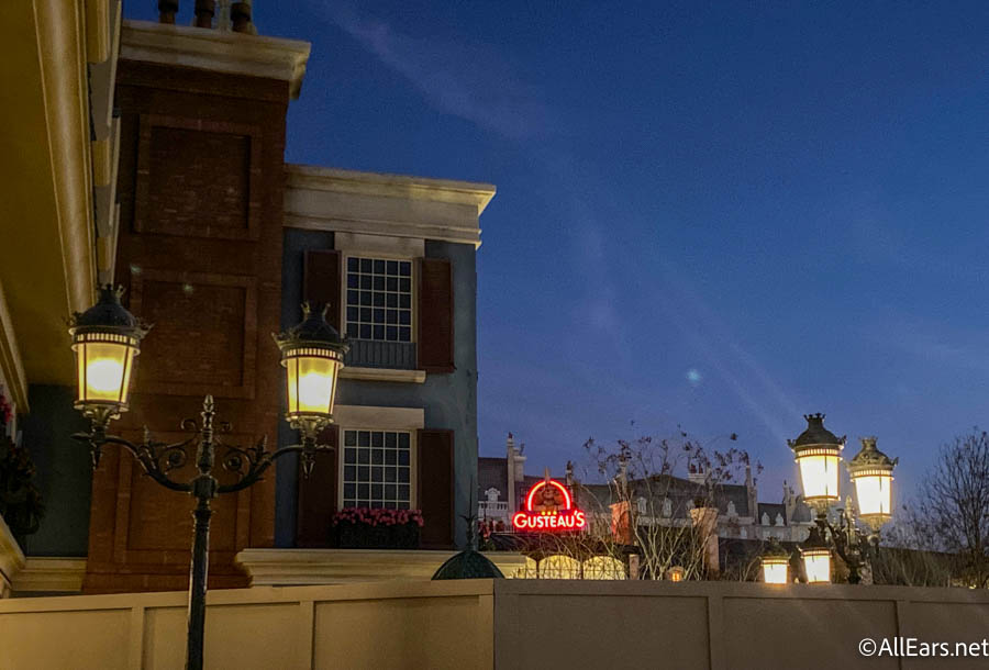 PHOTOS! Check Out EPCOT's France Pavilion Expansion Lit Up at Night ...