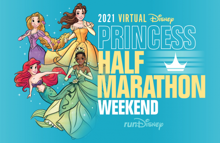 First Look! Disney Debuts Its 2021 Virtual Disney Princess Half ...