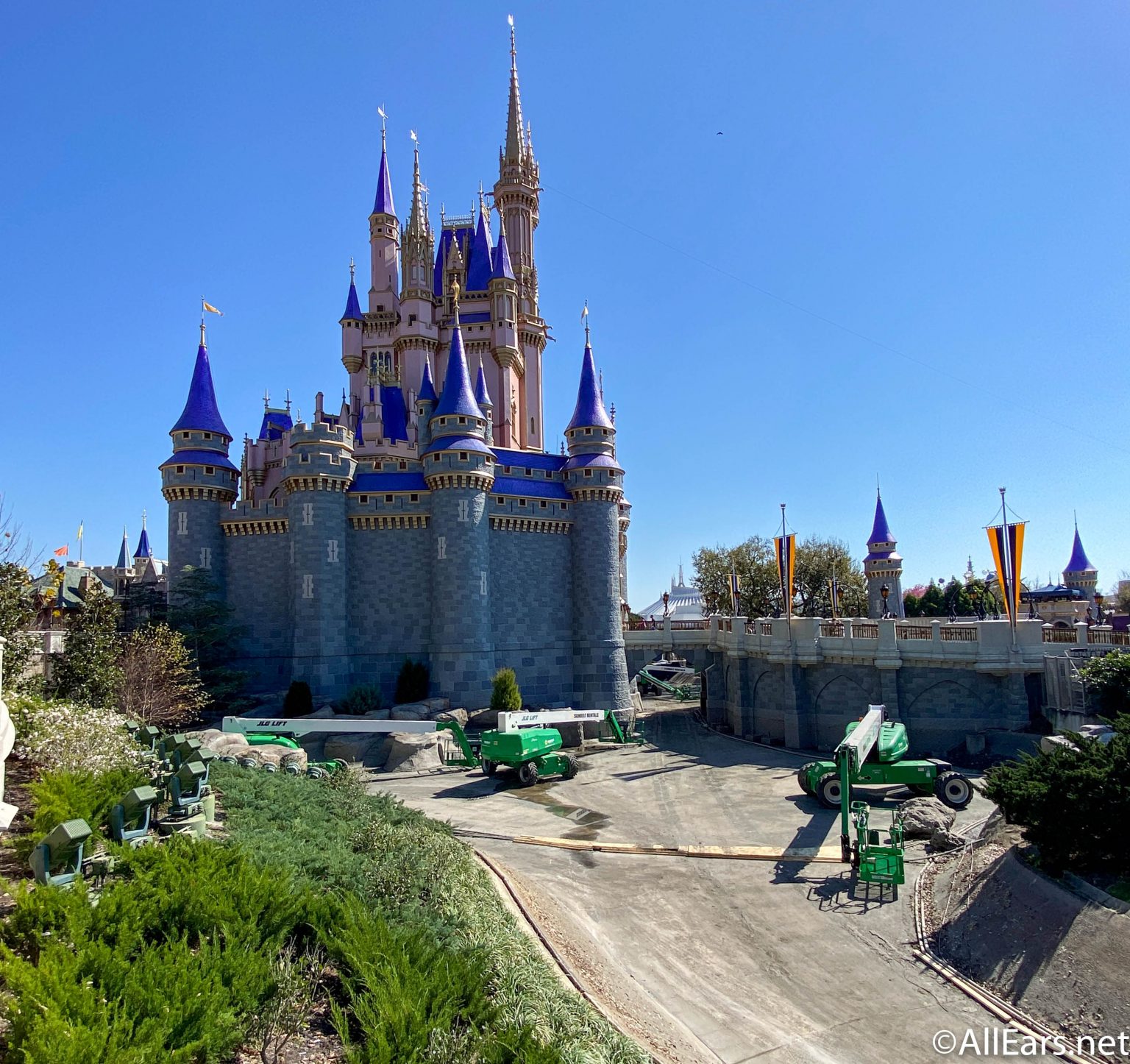 Cinderella Castle Was Looking Different AGAIN Today - AllEars.Net