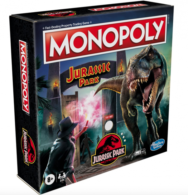Jurassic Park Monopoly Front - AllEars.Net