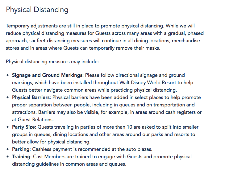 BREAKING: Disney World to Reduce Physical Distancing Guidelines in ...
