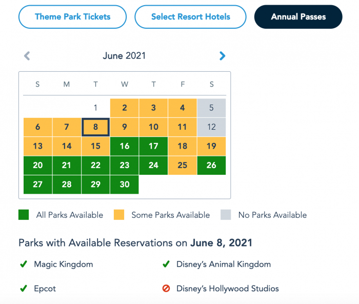 More Park Passes Added for Early June in Disney World! - AllEars.Net