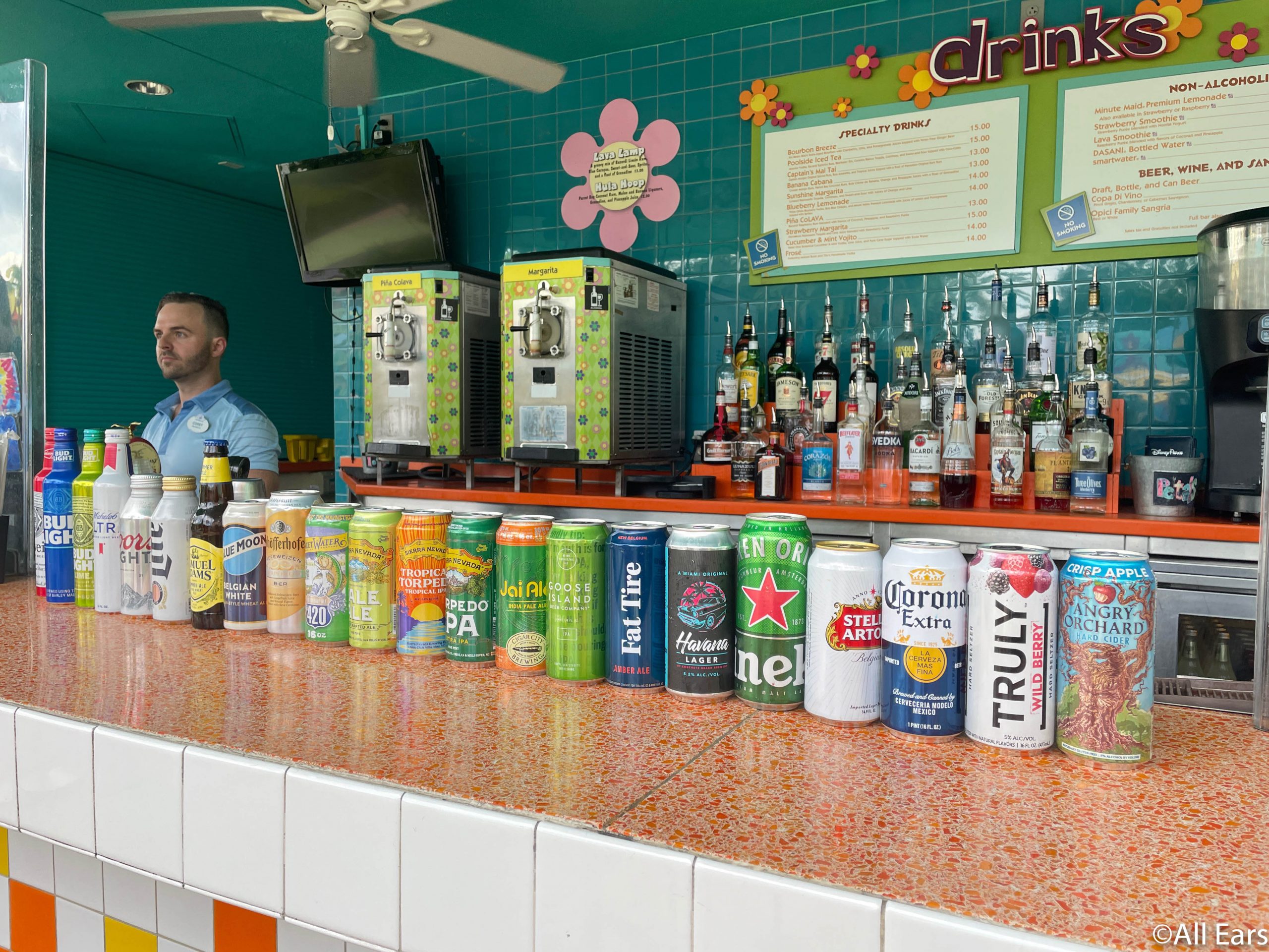 2021 reopening pop century hippie dippie petals pool bar-3 - AllEars.Net