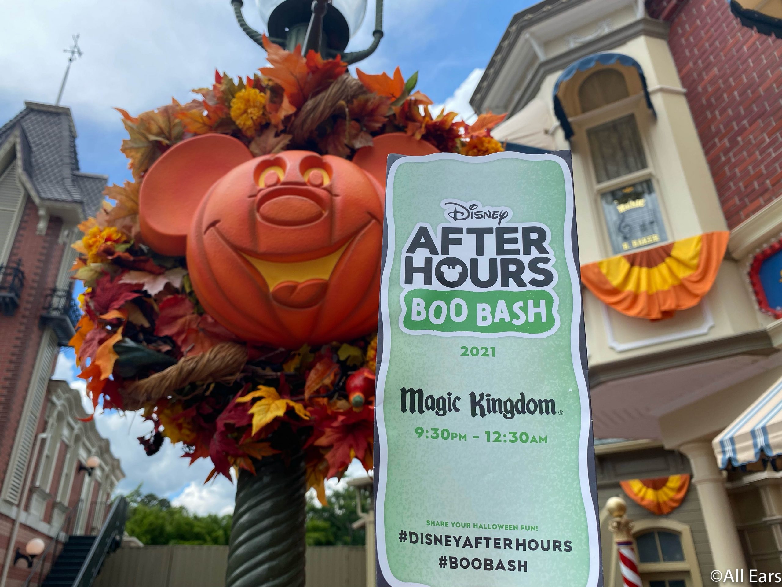 2021 reopening wdw magic kingdom boo bash map-3 - AllEars.Net