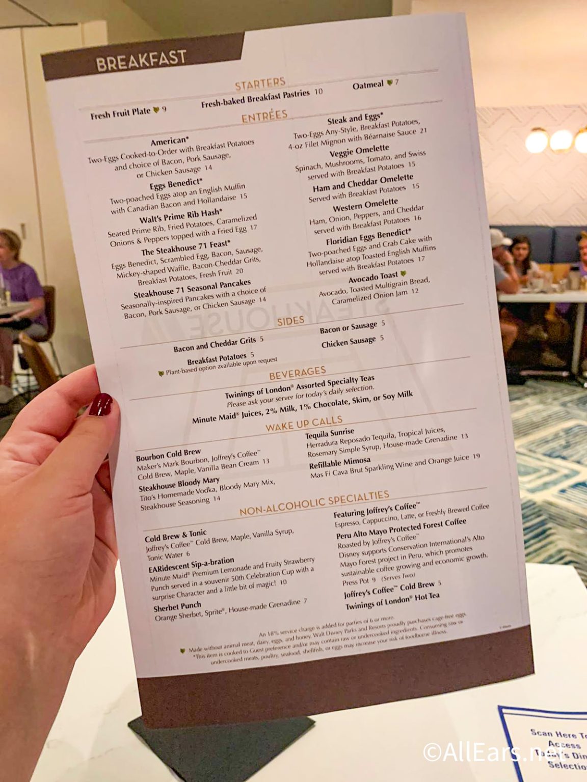 PHOTOS: First Look at Breakfast From Steakhouse 71 in Disney's ...