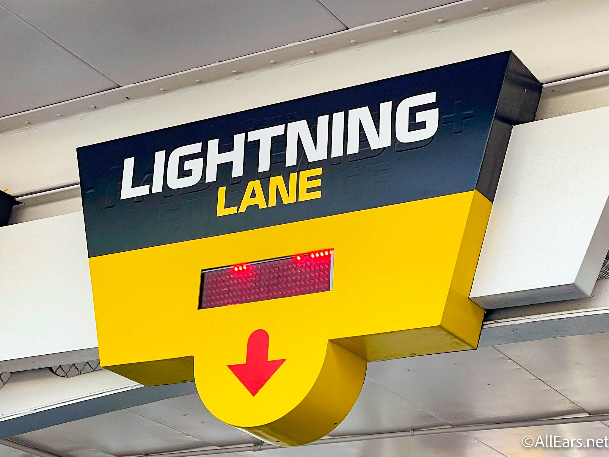 PHOTOS: First "Lightning Lane" Signs Appear in Disney World - AllEars.Net