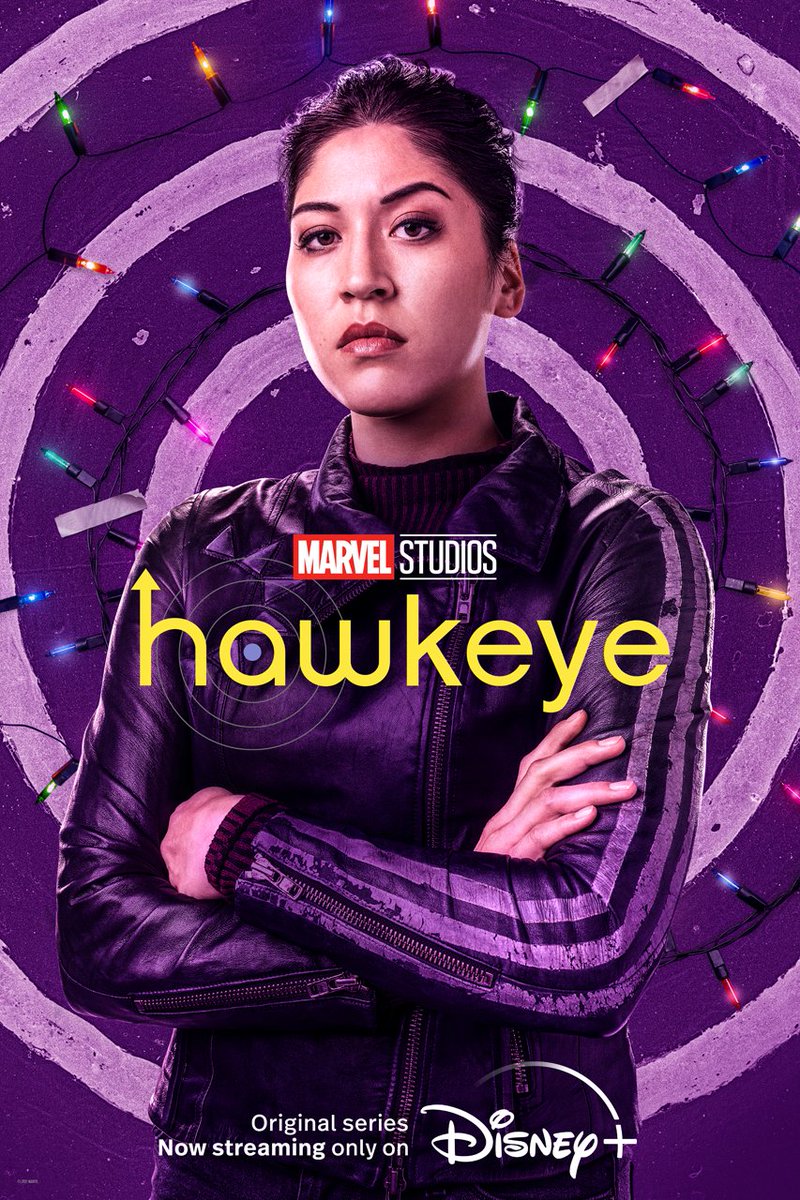 2021 disney plus disney+ hawkeye marvel maya lopez poster - AllEars.Net