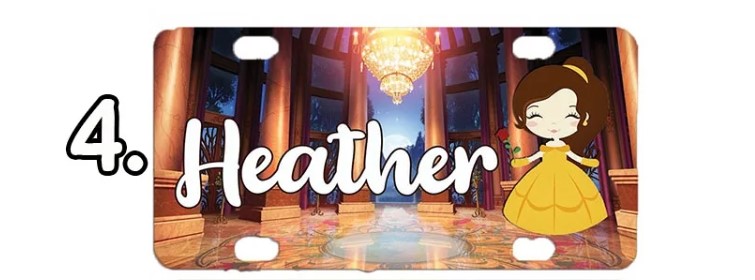 Beauty And The Beast License Plates Beast License Plates | Beast Front