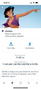 Aladdin Meet and Greet MDE Screenshot - AllEars.Net