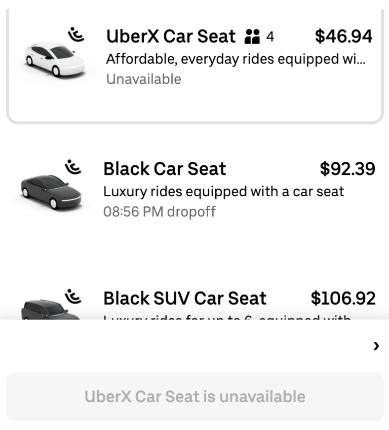 Step-By-Step Guide To Booking A Car Seat With Uber - AllEars.Net