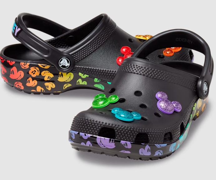 crocs clog rainbow mickey mouse - AllEars.Net