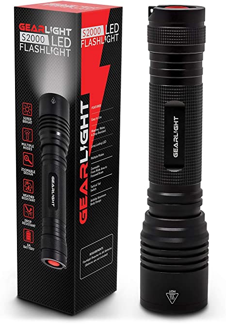 gearlight s2000 emergency flashlight flash light - AllEars.Net