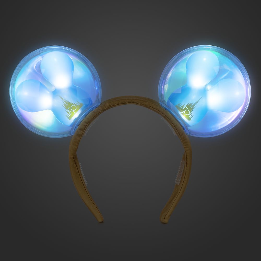 Mickey Mouse Balloon Walt Disney World 50th Anniversary Light-Up Ear ...