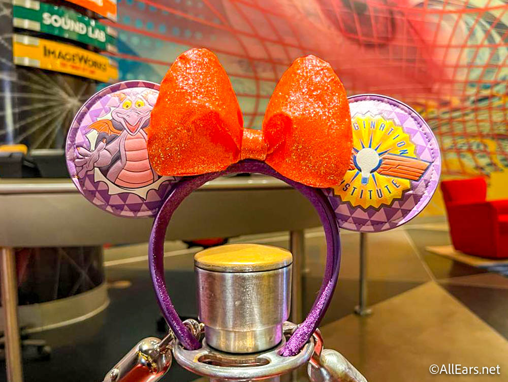 2022 wdw epcot creations shop figment imagination minnie ears d23 ...