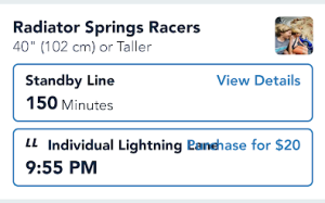 Disneyland Genie Plus Radiator Springs Racers - AllEars.Net