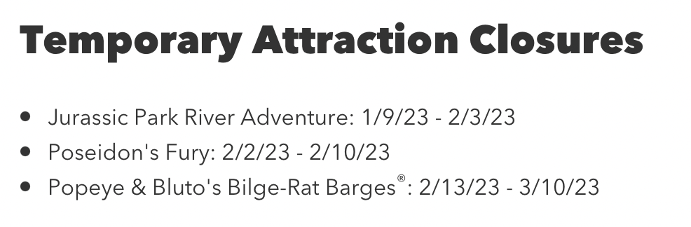 A Popular Water Ride Is CLOSING for Refurbishment at Universal Orlando ...