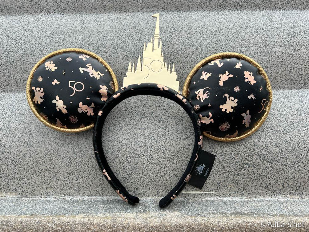 2023 wdw mk magic kingdom 50th anniversary castle ears headband ...