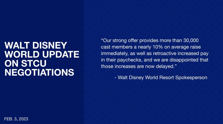 NEWS: Disney World Cast Members Reject New Contract Offer - AllEars.Net