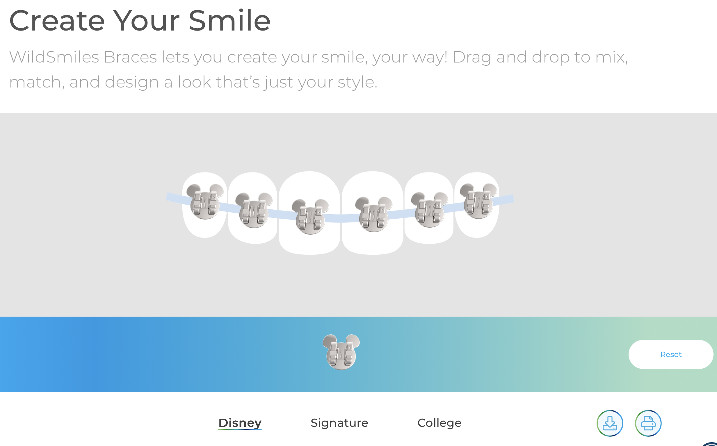 Create Your Smile WildSmiles Braces - AllEars.Net