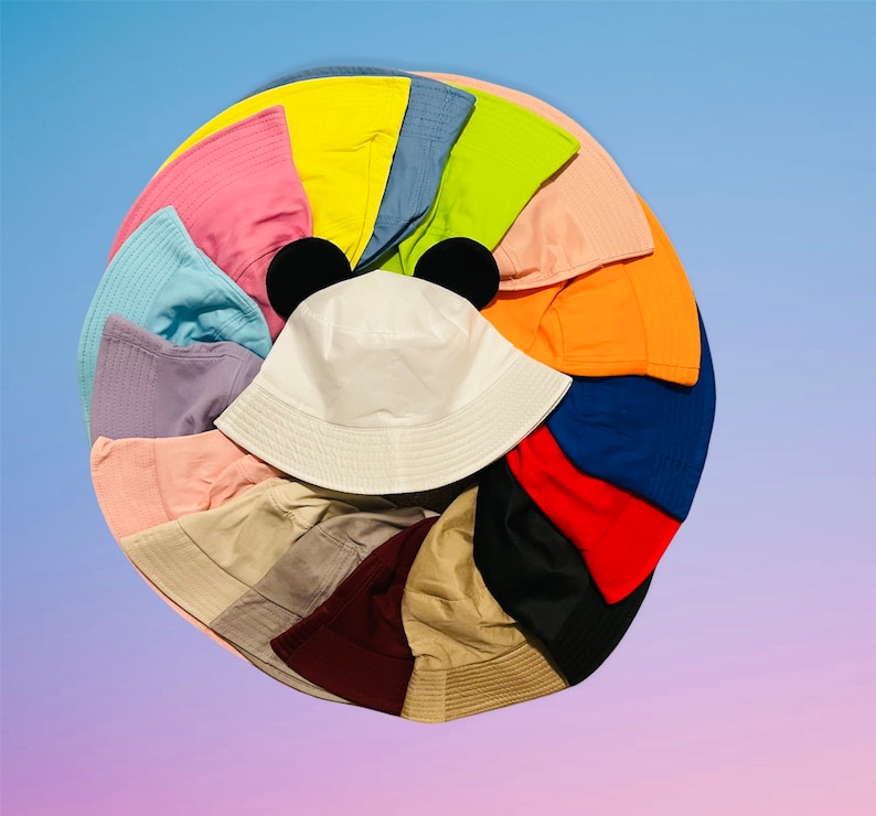 Mickey Inspired Ear Bucket Hats - Etsy - AllEars.Net