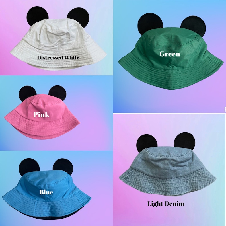 Mouse Ear Bucket Hats - Etsy - AllEars.Net