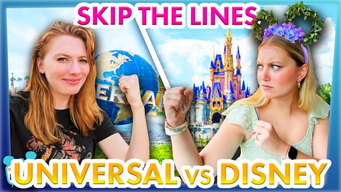 AllEars TV: Skip the Line CHALLENGE — Disney World vs Universal — Genie ...