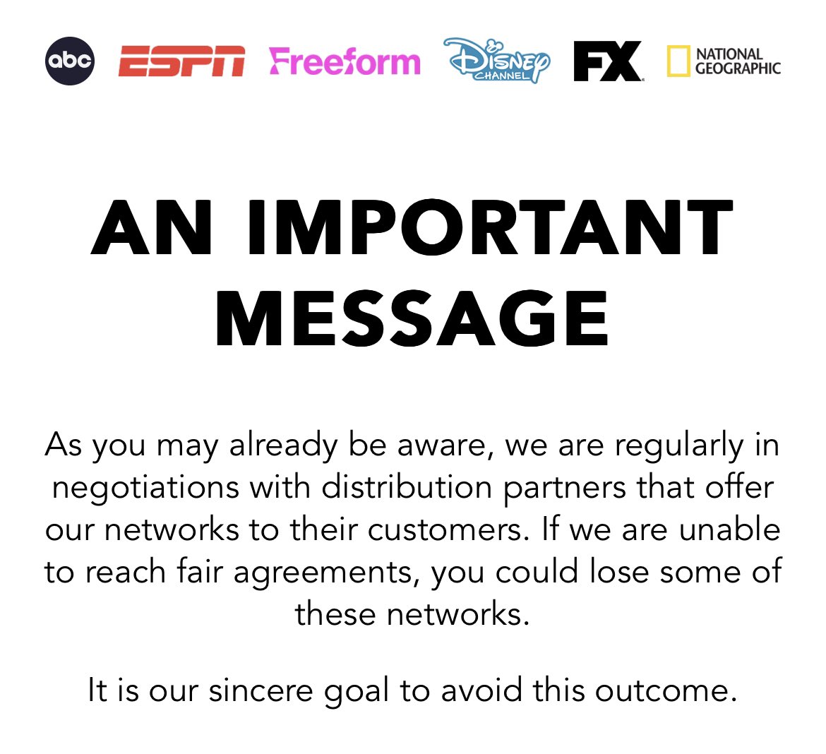 Disney Responds to Channel BLACKOUT That Disrupted "One of the Biggest ...