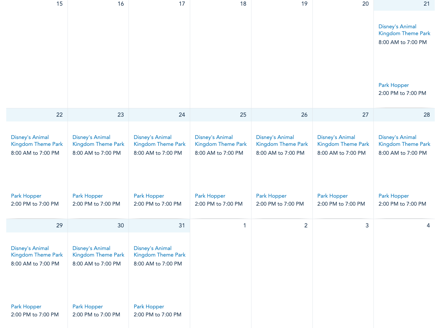 A FULL List Of Disney World Park Hours Through December 2023 - AllEars.Net