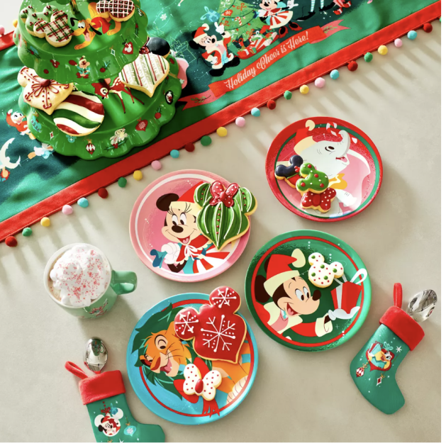2023 Classic Disney Characters Holiday plate set - AllEars.Net