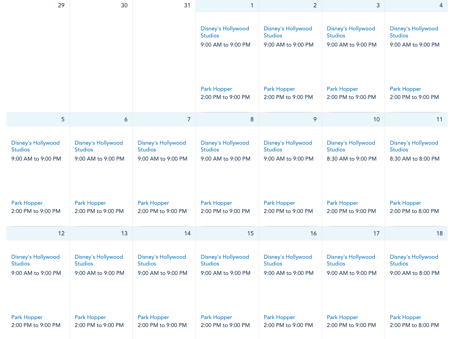 A FULL List Of Disney World Park Hours Through December 2023 - AllEars.Net