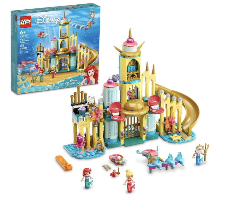 Princess Ariel's Underwater Palace LEGO Set amazon - AllEars.Net