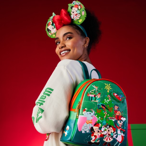 Disney Classics Christmas Glow-in-the-Dark Loungefly Mini Backpack ...