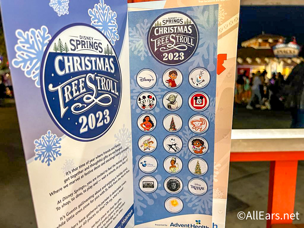 2023 WDW Disney Springs Christmas Tree Stroll-04 - AllEars.Net