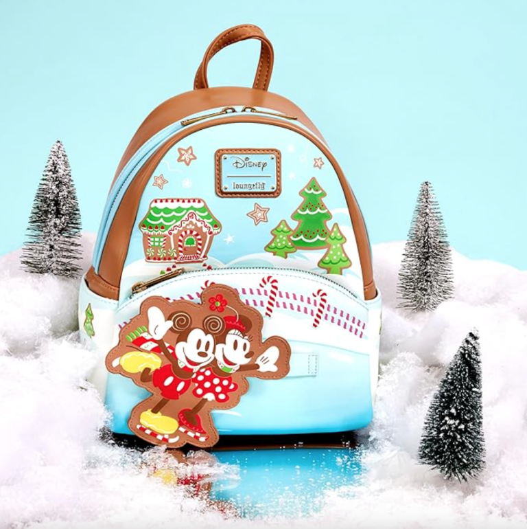2023 amazon Loungefly Disney Mickey and Minnie Ice Skating Holiday ...
