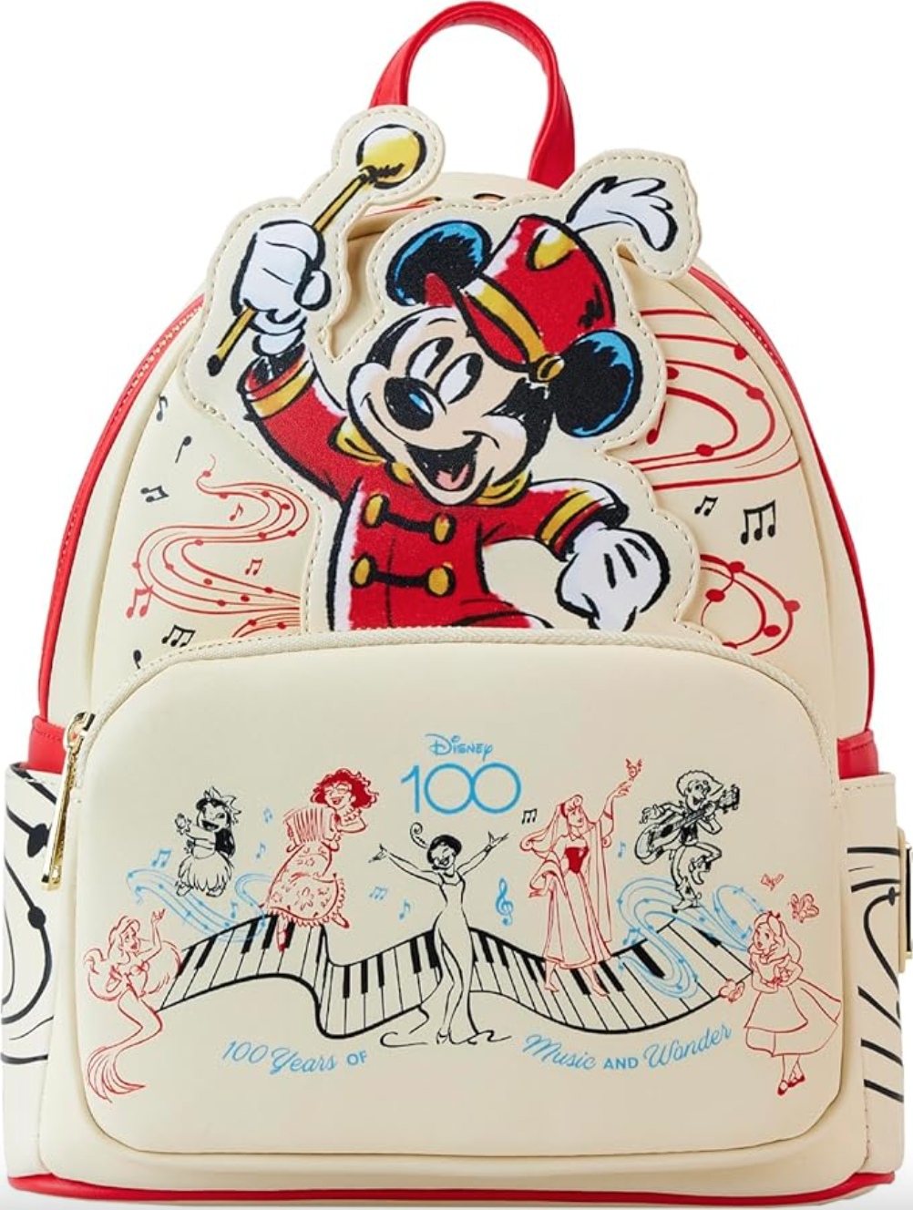 2023 amazon Loungefly Mickey Musician Disney 100 Anniversary Mini ...