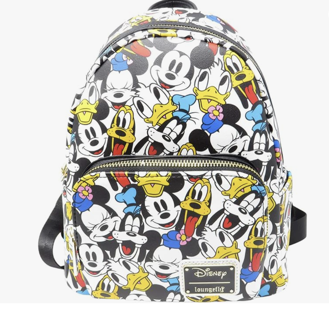 2023 amazon loungefly backpack mickey and friends allover print ...