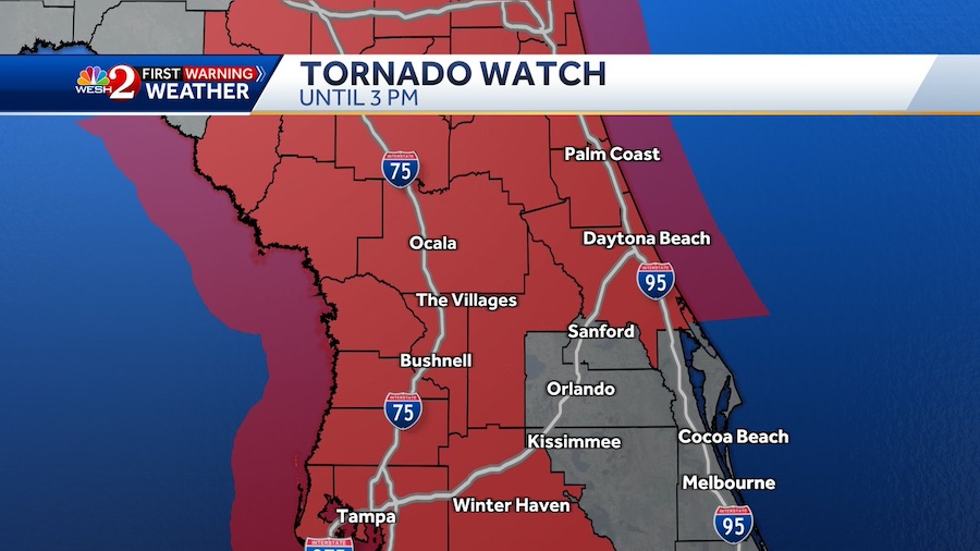 WARNING: Severe Weather and Potential Tornados Expected Near Disney ...