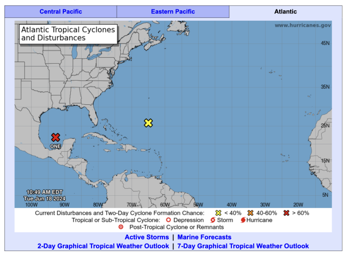 NEWS: First Storms of Hurricane Season 2024 Form, Tropical Storm ...