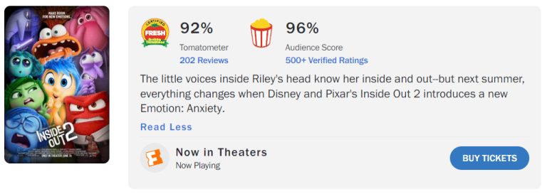 NEWS: 'Inside Out 2' Movie in Disney Springs Is Almost COMPLETELY Sold ...