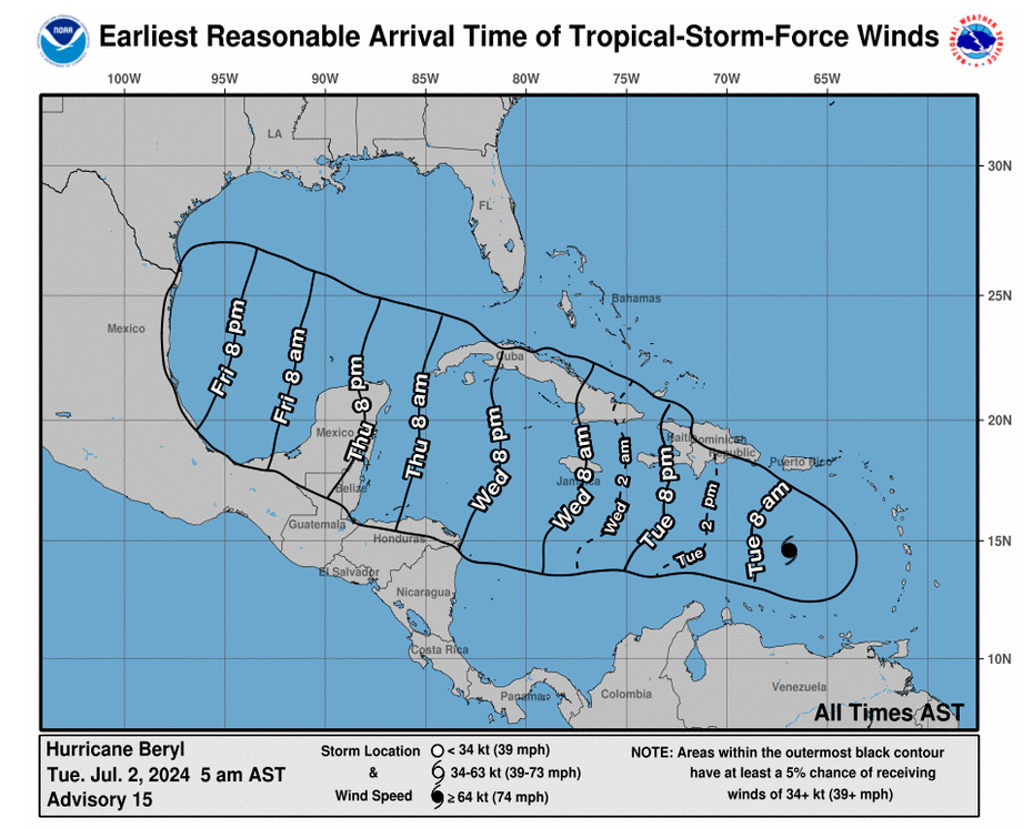 NEWS: Hurricane Beryl Is Now a Category 5 Storm - AllEars.Net