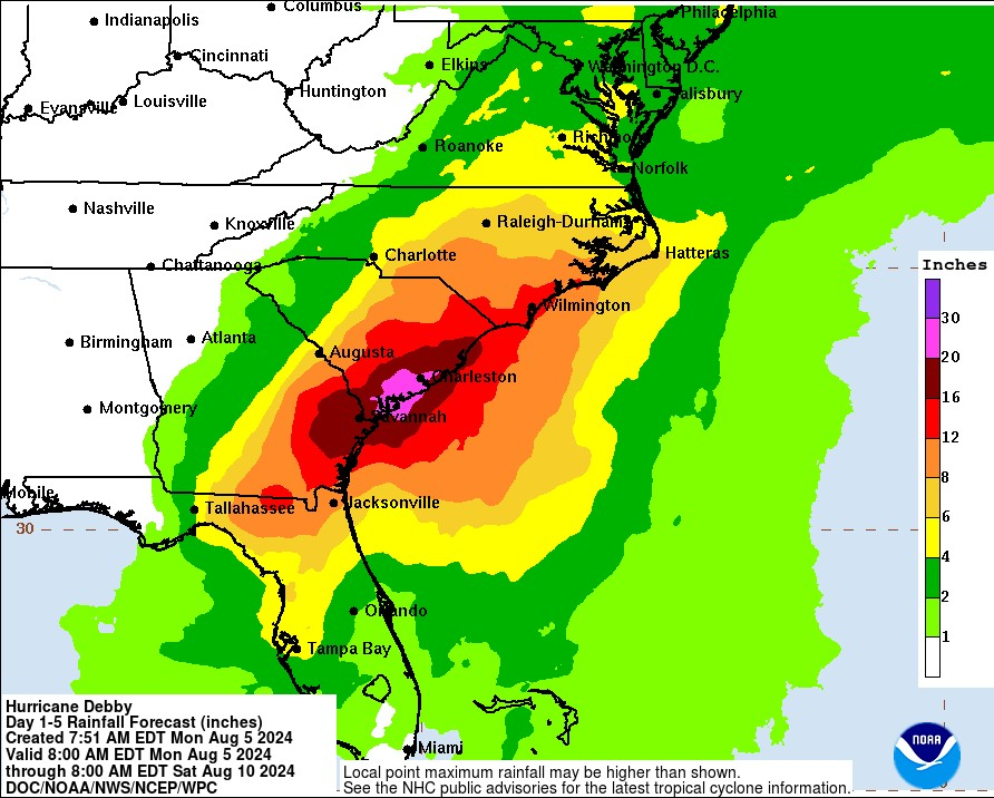 Severe Weather Hits Central Florida as Tropical Storm Debby Makes ...