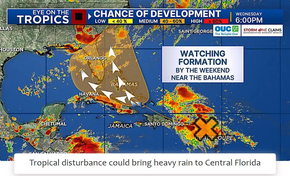 NEW Storm System Heading Toward Florida, According to the National ...