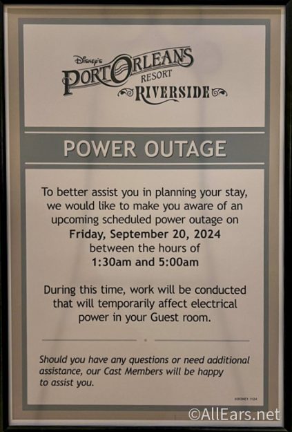 NEWS: Scheduled Power Outage Planned for Disney's Port Orleans ...